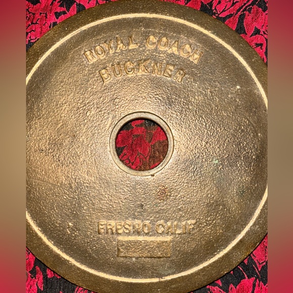 Wall Decor | Royal Coachbuckner Fresno Calif Solid Brass Old Inground ...